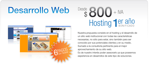 Desarrollos Digitales | Desarrollo web desde $800 + iva - Hosting 1er ...